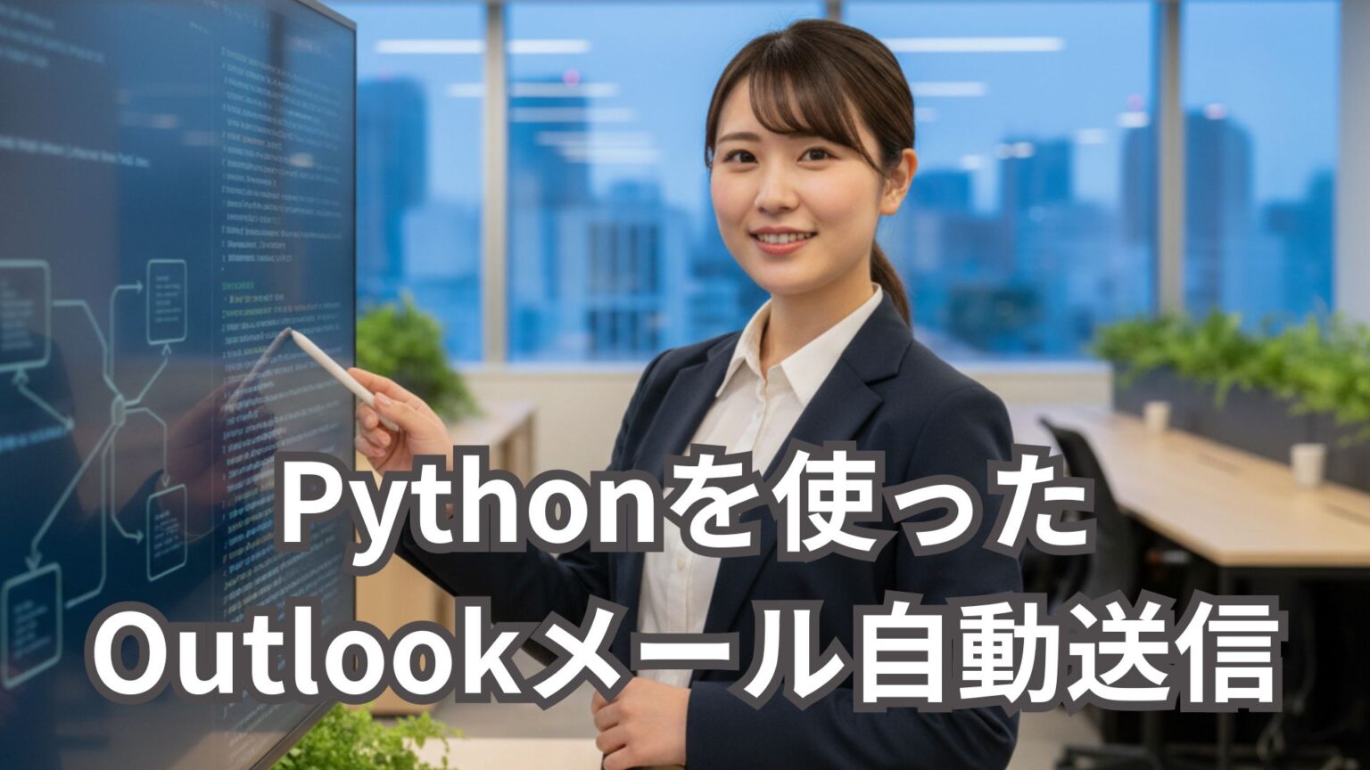 1日5分の時短革命！Pythonを使ったOutlookメール自動送信テクニック | ゴマフリーダムのPython教室